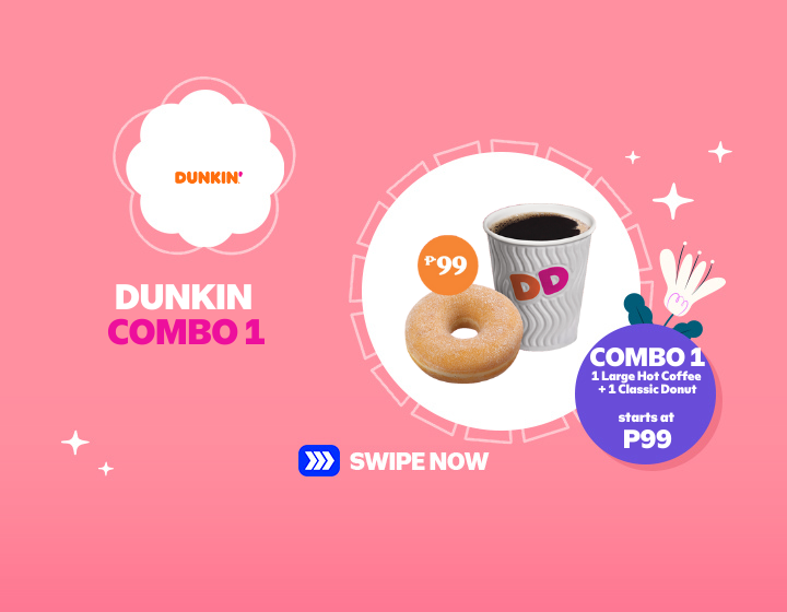 DUNKIN COMBO 1 starts at P99 - Deals | SM Supermalls