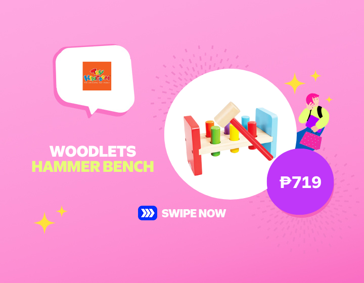 TOY KINGDOM WOODLETS HAMMER BENCH FOR ONLY 719! - Deals | SM Supermalls