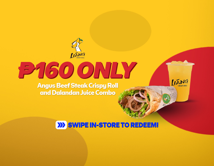 Angus Beef Steak Crispy Roll and Dalandan Juice starts at P160 - at SM ...