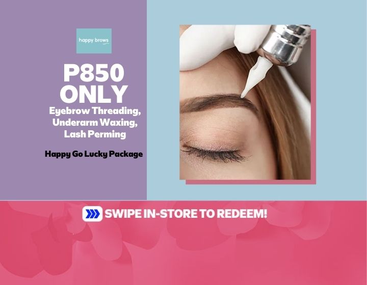 Happy Go Lucky Package: Eyebrow Threading, Underarm Waxing, Lash ...